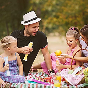 150 Pack Popsicle Bags, 11 x 1.96'' Ice Pop Bags for Kids Adults, BPA Free Freeze Pop Bags, DIY Yogurt Tubes Holographic Bags with Funnel for Healthy Snacks, Popsicles, Smoothies and Party Favor Food Storage