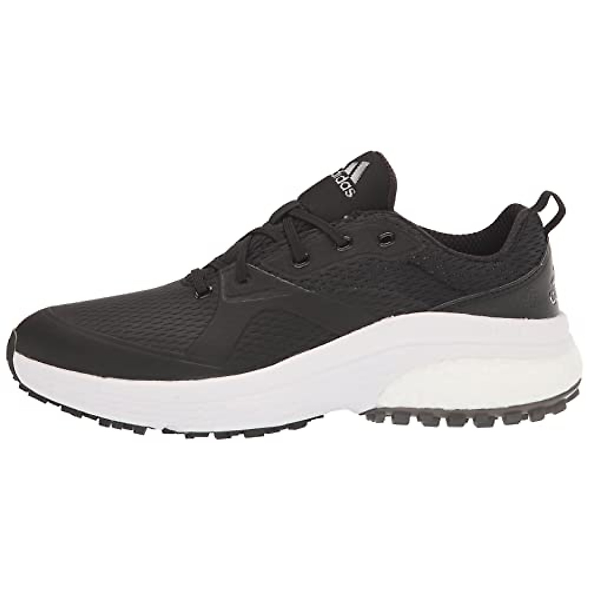 adidas Men's SOLARMOTION Golf Shoe, Core Black/FTWR White/Pulse Lime, 12