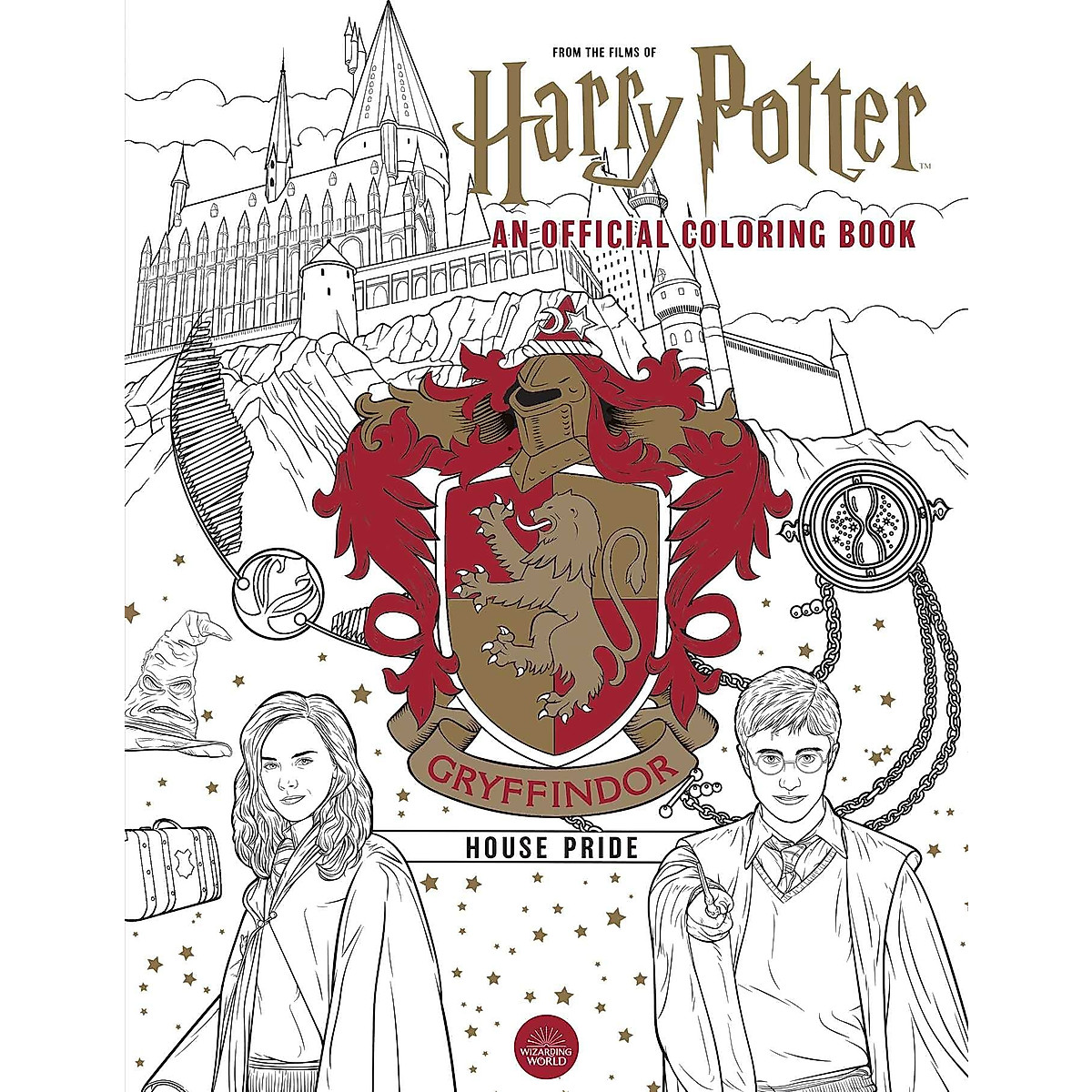 Harry Potter Coloring Books Set - Bundle with 2 Harry Potter Advanced Coloring Books Plus Bookmark | Harry Potter Coloring Books for Kids Ages 8-12