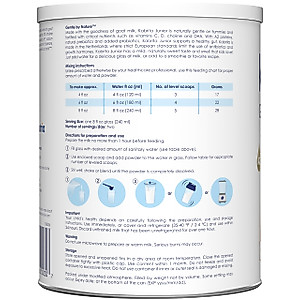 Kabrita Junior Goat Milk Powder for Kids - Easy to Digest Powdered Goat Milk Ages 2-7 - Immunity Boosting Containing Vitamin C, D, E, Protein & Calcium - Non-GMO Gentle on Sensitive Tummies - 14Oz