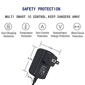 Replacement Shaver Trimmer Power Charger 13V 400mA HP Series AC DC Adapter Cord Compatible with Norelc o Satinelle Electric Epilator HP2843 HP6401 HP6403 HP6408 HP6491 HP6496 HP6501 (US Standard)