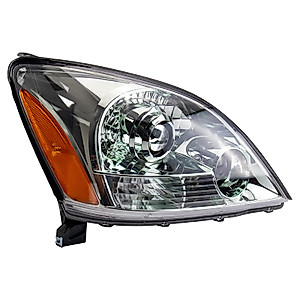 TRQ Headlight Assembly Set Headlights Driver & Passenger Side Halogen Compatible with 2003-2009 Lexus GX470 LX2502124 LX2503124