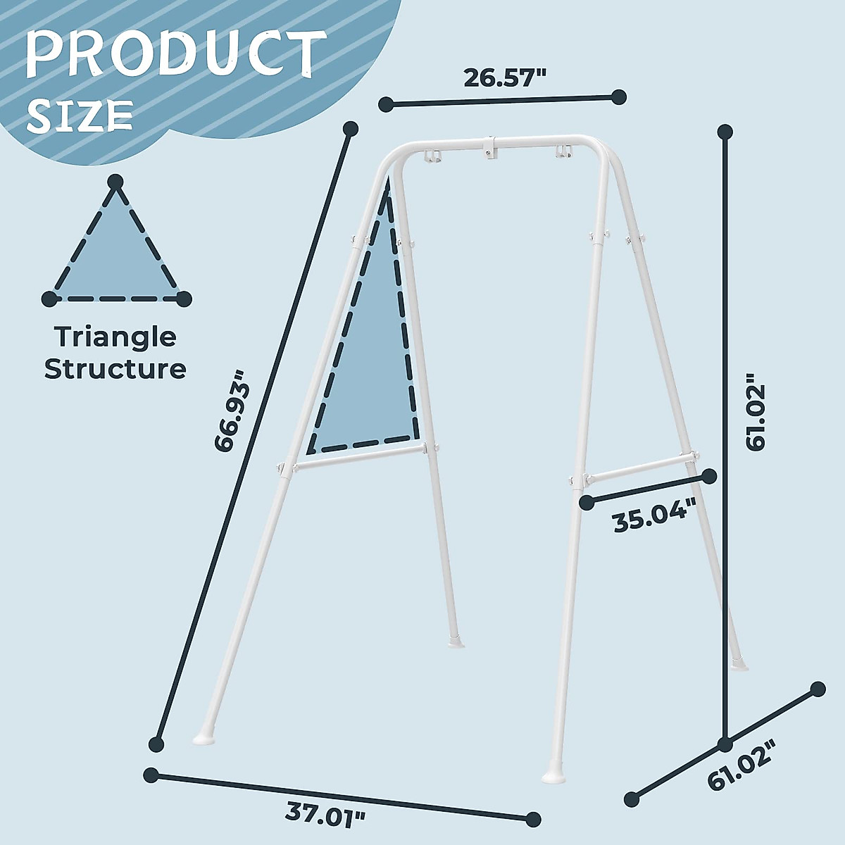 Baby Jumper with Stand,Baby Bouncer,Easy Set-Up,Baby Exerciser for Active Babies,Suitable for Indoor and Outdoor