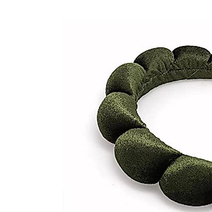 DJDZ Puffy Makeup Headband Spa Headband for Women, Sponge & Terry Towel Cloth Fabric Versed Headbands for Skincare,Yoga,Face Washing,Makeup Removal,Shower and Facial Mask