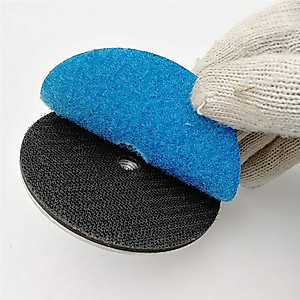 DT-DIATOOL 2pcs Aluminum Backer Pad 4 Inch Hook and Loop Backing pad 5/8-11 Arbor