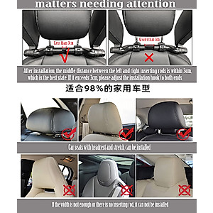 2022 Car Seat Headrest Pillow,car headrest Pillow,car seat Head Support Infant,Premium Seat Head Pillow,Grey Pillow,360 Degree Adjustable,for Children and Adults (-Grey)