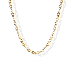 PAVOI 14K Yellow Gold Plated Chain Necklace | Chain Necklaces for Women | Womens Gold Necklaces