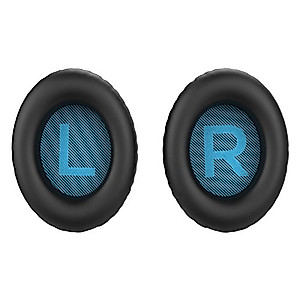 Bose Headphone Replacement Ear Pads for Bose QC15 and QC25, Enhanced Noise Isolation + Supreme Comfort PU Leather EarPads Cushion Set (Ae2i, Quietcomfort 15, Quiet Comfort 25)