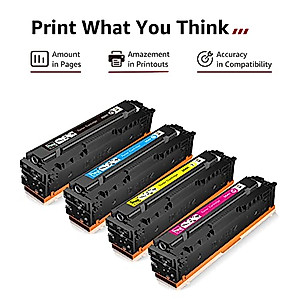 CMYBabee Compatible Toner Cartridge Replacement for Canon Cartridge 054 054H for Canon Mf644cdw Toner Color Imageclass Mf641cw Mf642cdw Lbp622cdw Mf641c Printer