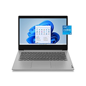 Lenovo IdeaPad 3i 14" FHD Laptop, Intel Quad-Core i5-1135G7 (Beat i7-1065G7), 12GB DDR4 RAM, 512GB SSD, WiFi 6, Platinum Grey, Windows 11