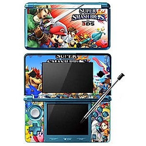 New Super Smash Bros 4 SSB4 Game Skin for Nintendo 3DS Console
