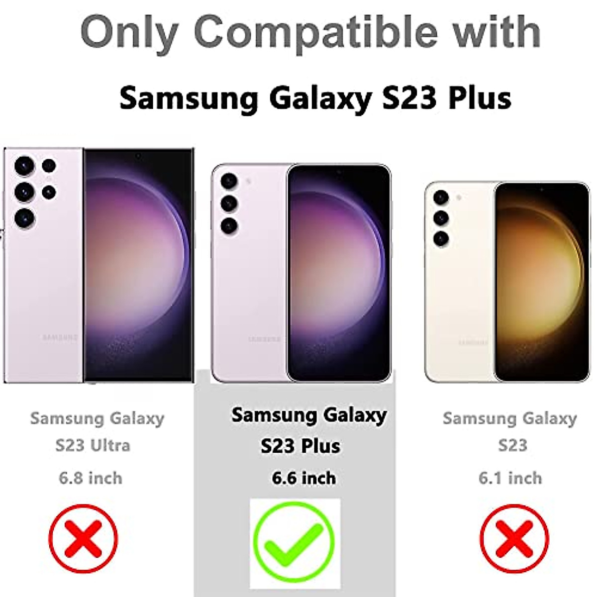 AIGOMARA 6D Plating Astronaut Hidden Stand Case Cover for Samsung Galaxy S23 Plus 5G Women Astronaut Folding Bracket Kickstand iPhone Case with Camera Protector Soft TPU Shockproof Bumper - Purple