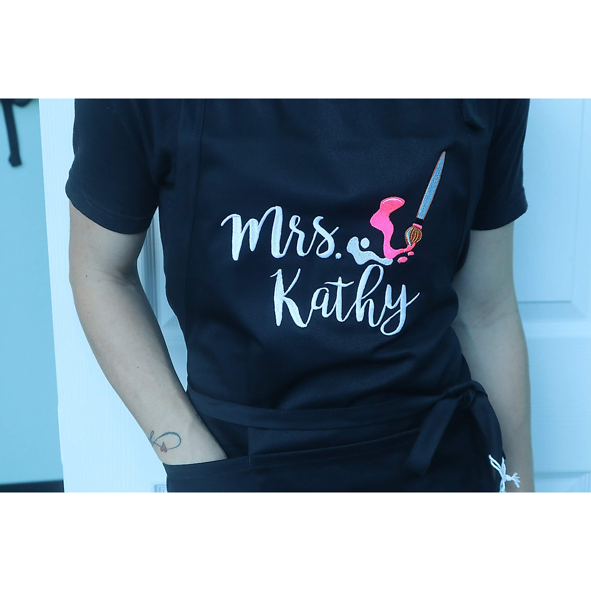 Unisex Personalized Art Teacher/Artist Embroidered Apron