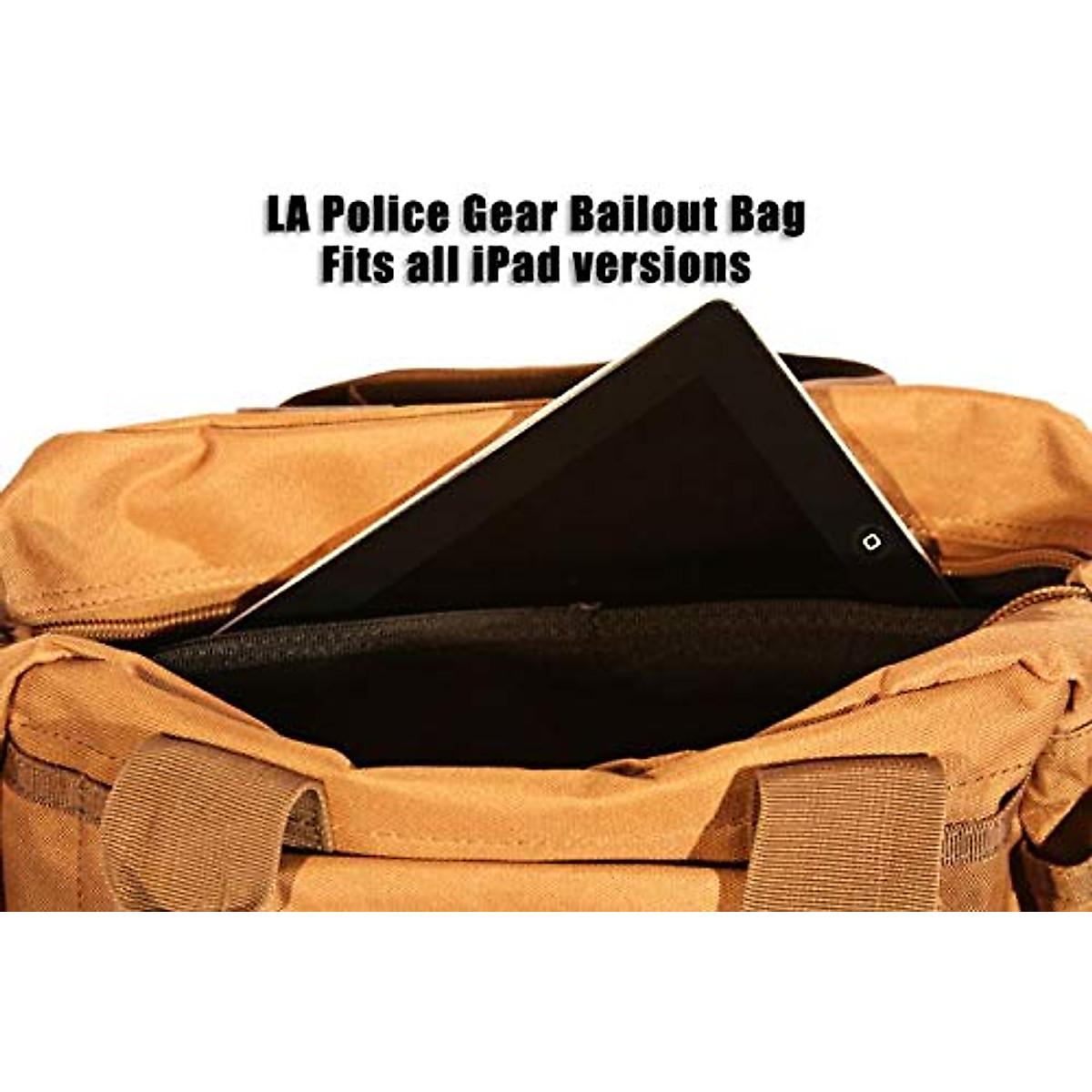LAPG Tactical Bailout Gear Bag, Men's Diaper Bag, Tactical Dad Bug Out Bag, Range Go-To Bag, Multi-Pockets, Multicam