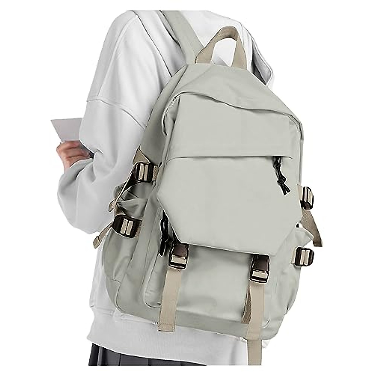 Laptop Backpack For Women Men 14 Inch Waterproof College Backpack With Laptop Compartment Aesthetic Backpack Small Backpack Purse For Women Anti Theft Cute Backpack Rucksack Lightweight Work Backpack