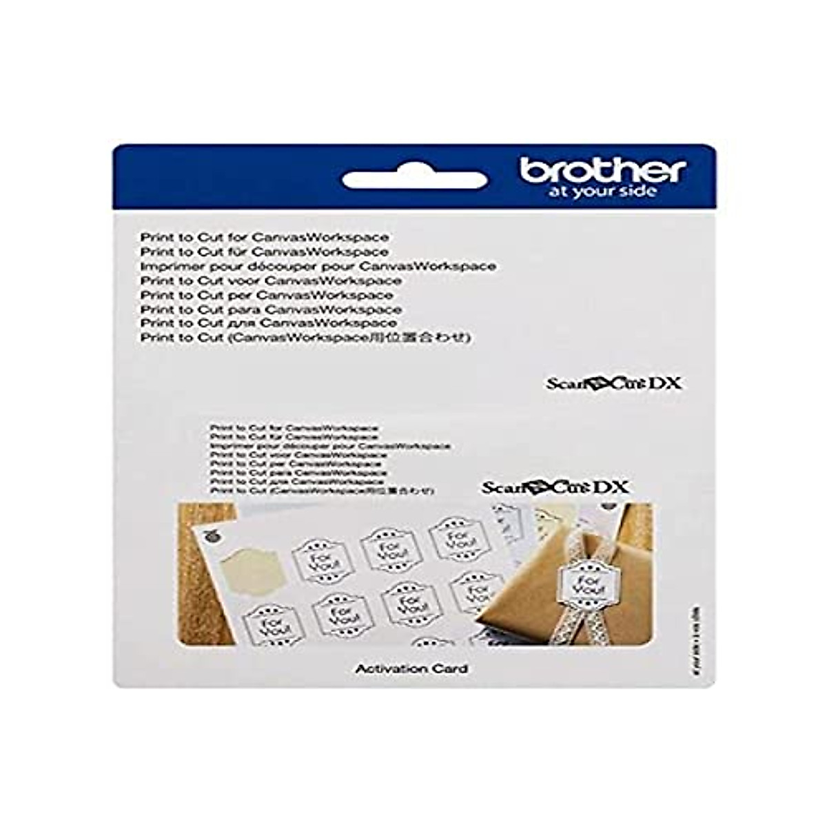 Brother CADXPRNTCUT1 Print to Cut Activation Card-ScanNCut SDX