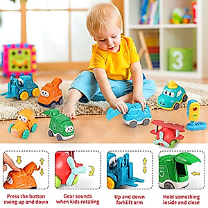 ALASOU Baby Truck Car Toy and Playmat Storage Bag(7 Sets)|Baby Toys 12-18 Months|Infant Toys for 1 2 3 Year Old boy Girl|1st Birthday Gifts for Toddler Toys Age 1-2