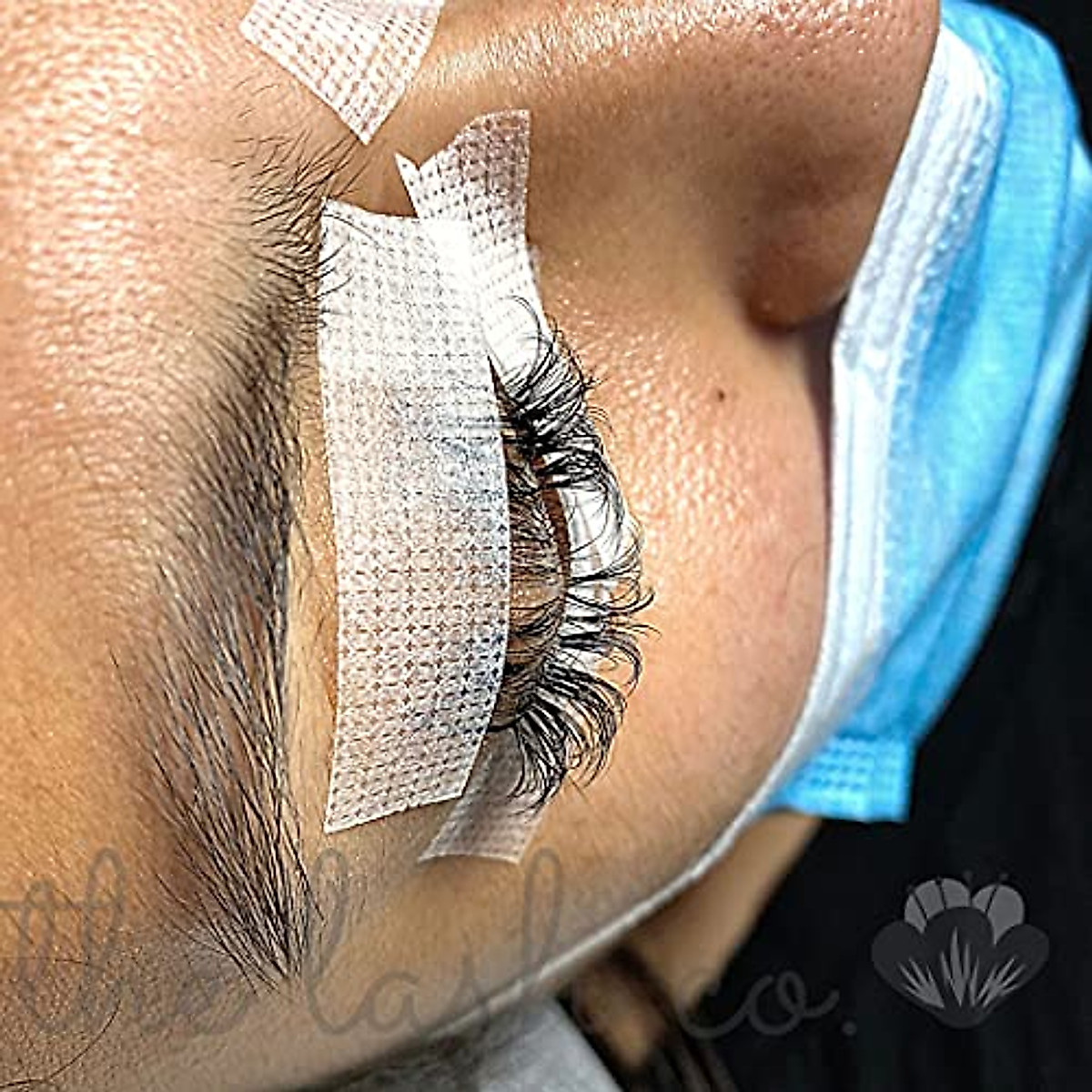 The Lash Co. Silicone Gel Tape for Lash Extensions ONE ROLL (Perfect for Tape Back Method, sensitive, gentle, easy to remove!) (Blue)