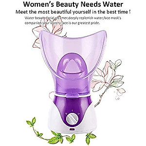 Facial Steamer,Nano Ionic Face Steamer for Home Facial,Face Sauna Spa Sinuses Moisturizing Cleansing Pores for for Women Moisturizing Home SPA