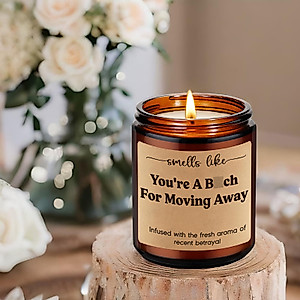 Miracu Candle, Moving Away Gifts for Friends, Funny Moving Gifts for Women, Friends Moving Away Gifts, Gifts for Someone Moving Away, Going Away Gifts for Friends, Goodbye Farewell Gifts for Neighbor