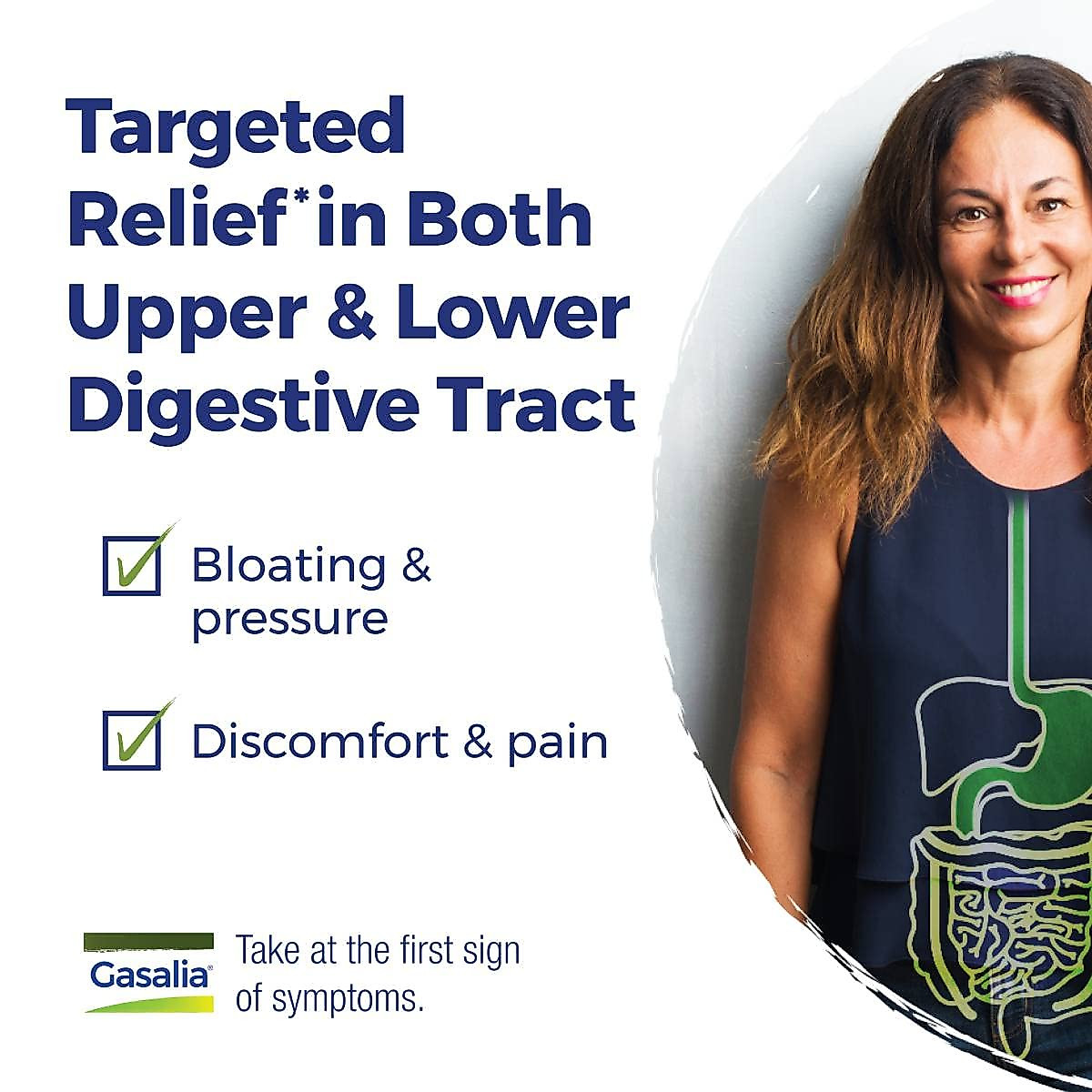 Boiron Gasalia Tablets for Relief from Gas Pressure, Abdominal Pain, Bloating, and Discomfort - 120 Count (2 Pack 60)