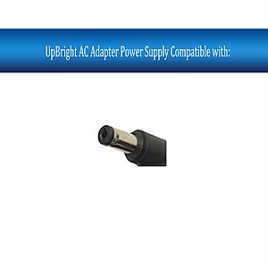 UpBright 35V AC/DC Adapter Compatible with Poweart V80 V80BL V80R V870 V870BL N700 29.6V Li-ion Battery 350W Lightweight Cordless Stick Vacuum Cleaner 35VDC 0.5A 500mA Power Supply Cord Charger PSU