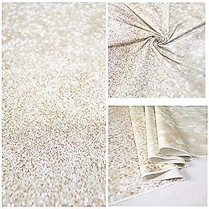 WOLADA 5x7FT Bokeh Backdrop Glitter Backdrop Gold Photo Backdrop Gold Glitter Backdrop Bokeh Backdrops for Photography Newborn Baby Portrait Birthday Party Backdrop Studio Props 11791