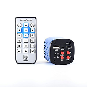 HAYEAR 16MP 1080P HDMI Digital Microscope Camera Set 8X-100X Magnification Zoom Lens 40LED Adjust Illumination Stereo Bracket Platform