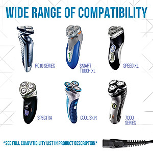 LotFancy Charger for Philips Norelco Shavers, HQ8505 Power Cord Replacement, Power Supply Adapter for Norelco Aquatec Arcitec Multigroom Razors and Trimmers, ETL Listed, 6FT Charging Cable