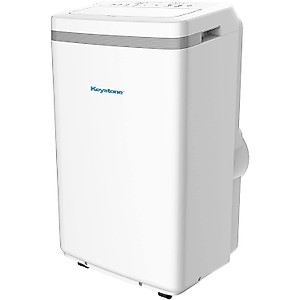 Keystone 13,000 BTU Portable Air Conditioner and Heater with Smart Remote Control & Dehumidifier Function, Quiet Compact Portable AC & Heater Combo for Living Room & Small Rooms up to 450 Sq. Ft