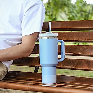 2 PACK Silicone Boot and 2 PACK Silicone Straws for Stanley Quencher H2.0 40 oz Tumbler with Handle & IceFlow 20oz 30oz, Clear Reusable Straw & Bottom Sleeve Cover Set, Cup Accessories for Stanley