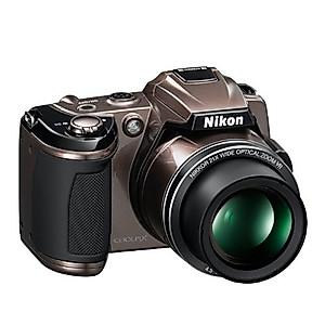 Nikon COOLPIX L120 14.1 MP Digital Camera with 21x NIKKOR Wide-Angle Optical Zoom Lens and 3-Inch LCD (Bronze)