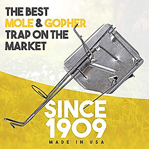 Cinch Gopher Trap Kit - Small (1 Pack ) Heavy Duty, Reusable Rodent Trapping System, Weather Resistant, Outdoor Use - for Sports Fields, Ranches, Yards and More - Personal and Professional-Grade Use