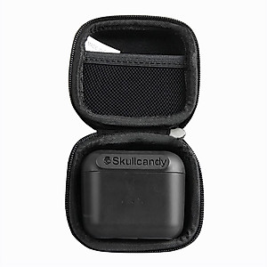 Hermitshell Travel Case for Skullcandy Indy True Wireless in-Ear Earbud (Only Case) (Red)