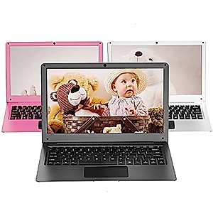 Goldengulf Portable 12.5" HD Laptop Computer 6GB ROM 64GB RAM Windows 10 Preinstalled Intel Quad Core Netbook Thin & Light Bluetooth Webcam HDMI Zoom Long Battery Life (Black)