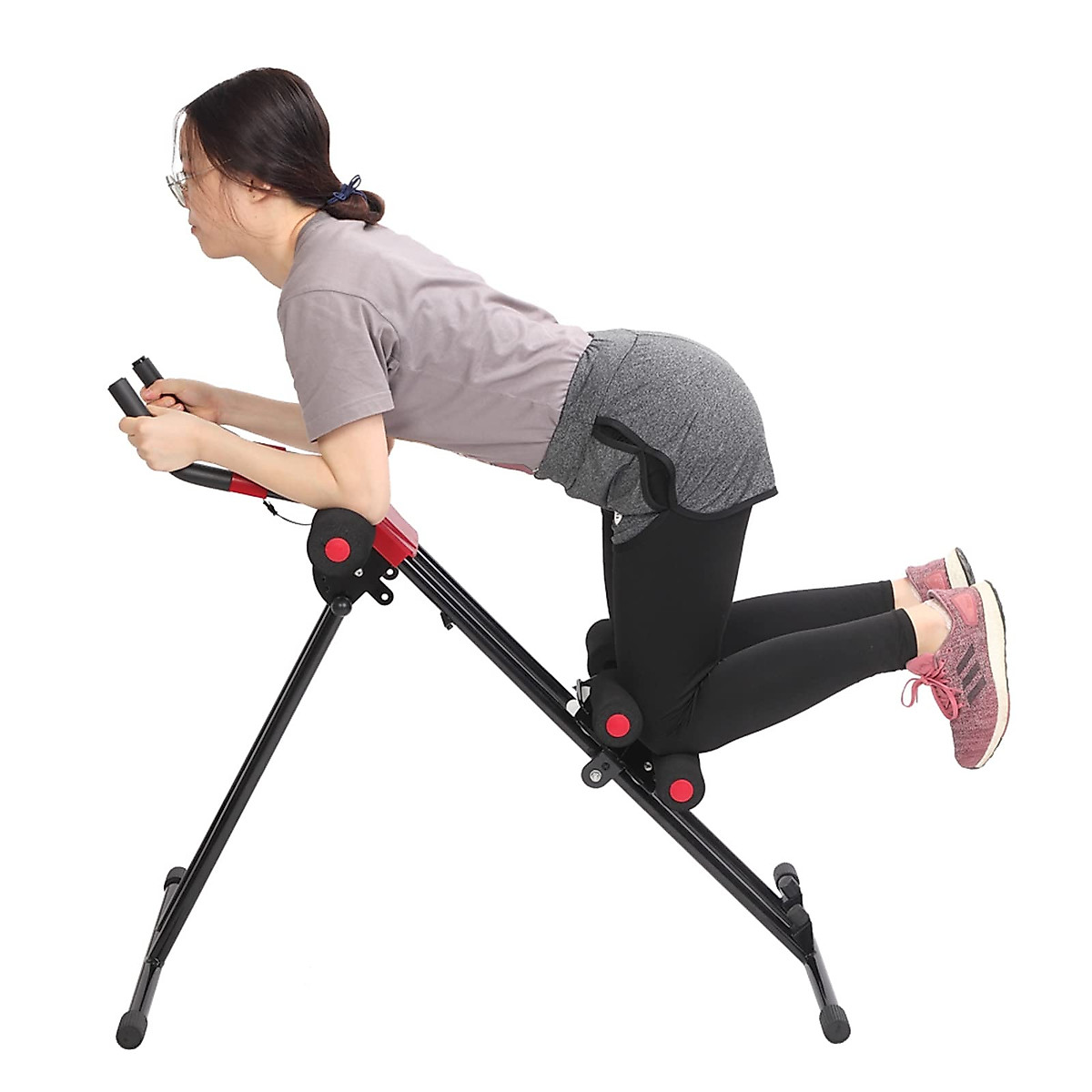 PRODCA Straight Linear Type Powerful Private Fitness Club Abdomen Exerciser Black