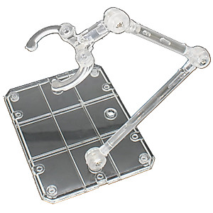 Action Figure Stands Adjustable Action Figure Display Holder Base Sturdy Base Clear Doll Model Support Stand Action Base Display Stand for 1/144 Figure Model Toy [FDXGYH, Manual Assembly]