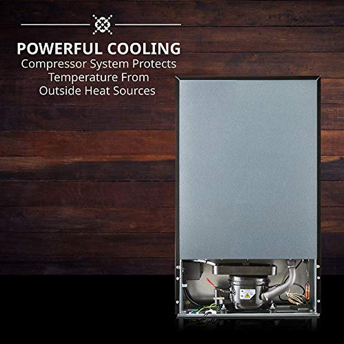 Ivation 43 Bottle Dual Zone Wine Cooler Refrigerator w/Lock | Large Freestanding Wine Cellar For Red, White, Champagne & Sparkling Wine | 41f-64f Digital Temperature Control Fridge Glass Door Black
