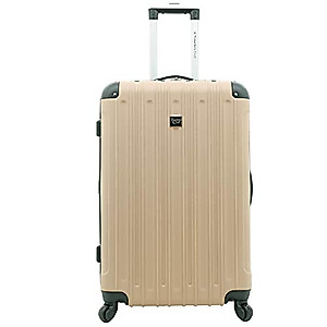 Travelers Club Midtown Hardside 4-Piece Luggage Travel Set, Expandable, Tan