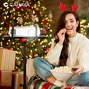 CAHAYA Projector Tripod Stand Adjustable: Height 26 to 51.5in Projector Laptop Stand Portable Multifunctional DJ Rack Stand for Outdoor Movies Computer Book DJ Equipment CY0331