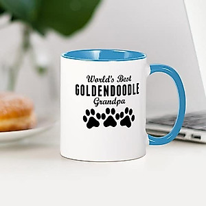 CafePress World's Best Goldendoodle Grandpa Mugs Ceramic Coffee Mug, Tea Cup 11 oz
