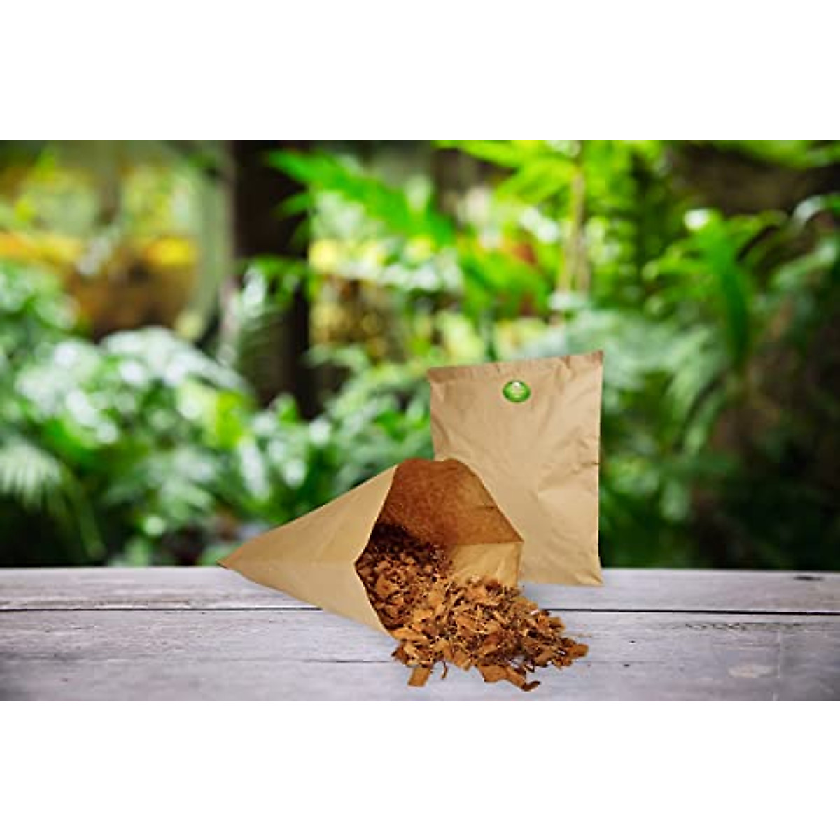 100% Natural Organic Dry Coconut Husk Chips, 500g ECO Friendly Chips Pack for Home Garden & Industrial Flower, Vegetable Nursery