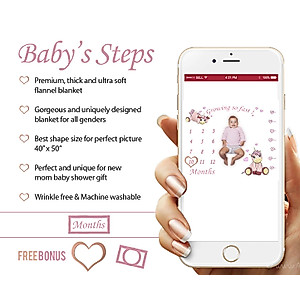 Unicorn Nursery Baby Shower Gifts Baby Blanket That’s a Baby Milestone Blanket - Nursery Unicorn