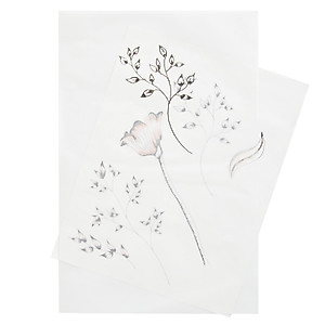 Paper Junkie 50 Sheets Tracing Paper Pad for Drawing, Translucent 11x17 Vellum for Blueprints, Crafts (White)