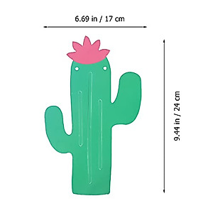 Tinksky Summer Theme Wedding Parties Decorations Single Sided Cactus Banner Pennant Tropical Party Birthday Party Festival Luau Hawaii children's party Decoration