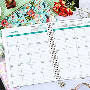 2023-2024 Monthly Planner/Calendar - Monthly Planner 2023-2024 from JUL. 2023 - DEC. 2024, 9" x 11", 2023-2024 Planner with Tabs & Pocket, Contacts and Passwords, Twin-Wire Binding, Perfect Organizer
