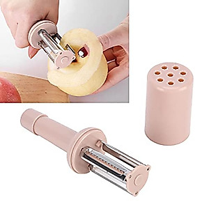 Vegetable Peeler,Kitchen Food Peelers,Household Peeler Bottle Shape Durable Fruit Potato Carrot Peeler Kitchen Tool Supplies Sharp Blades Easy Peeling(pink)