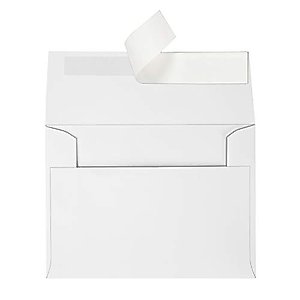 Quality Park 4 x 6 Photo Envelopes, Self-Sealing, for Photos, Invitations and Announcements, 24 lb White Wove, 4-1/2 x 6-1/4 Inches, 50 per Box (QUA10742)