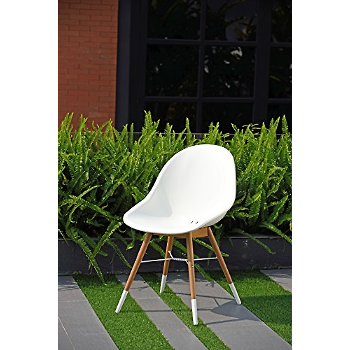 Brampton 9 Piece Outdoor Eucalyptus Extendable Dining Set | Perfect for Patio | with Teak Finish