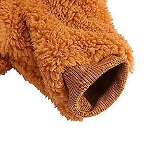 Dog Winter Clothes,Pet Reindeer Cosplay Dog Cat Costume Reindeer Dog Hoodie Funny Pet Elk Cosplay Costume Puppy Fleece Outfits Warm Hoodie XL